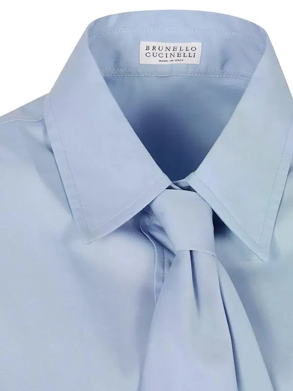 Brunello Cucinelli Stretch-cotton Poplin Shirt