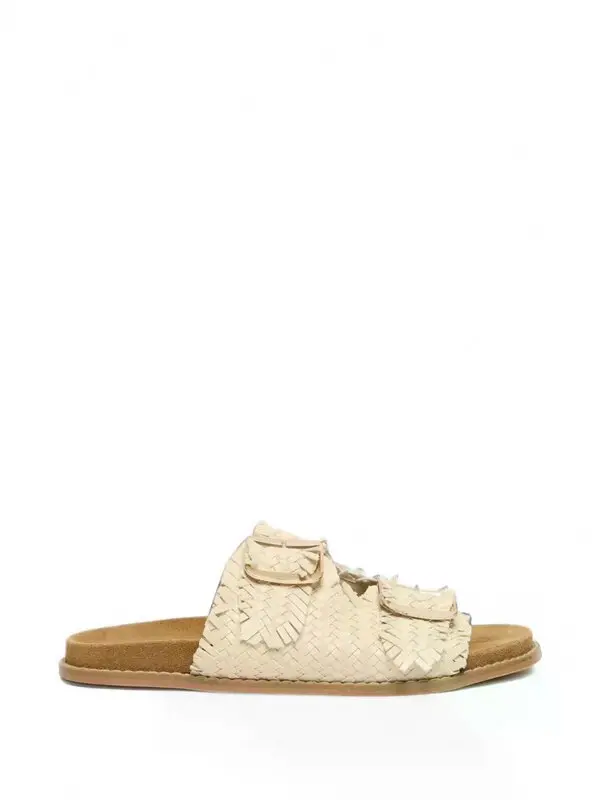 PENNYBLACK Woven Buckle-fastening Sandals