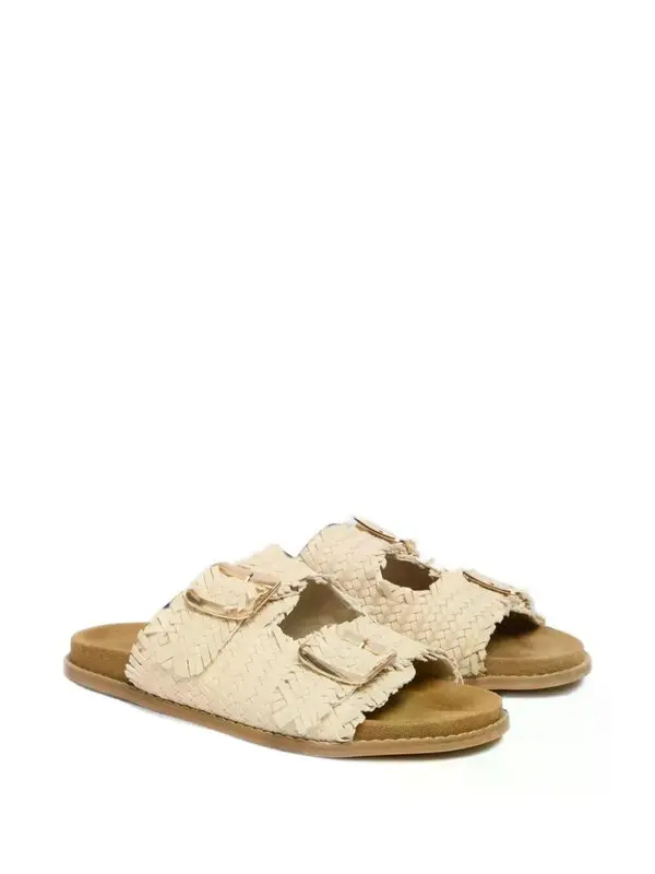 PENNYBLACK Woven Buckle-fastening Sandals