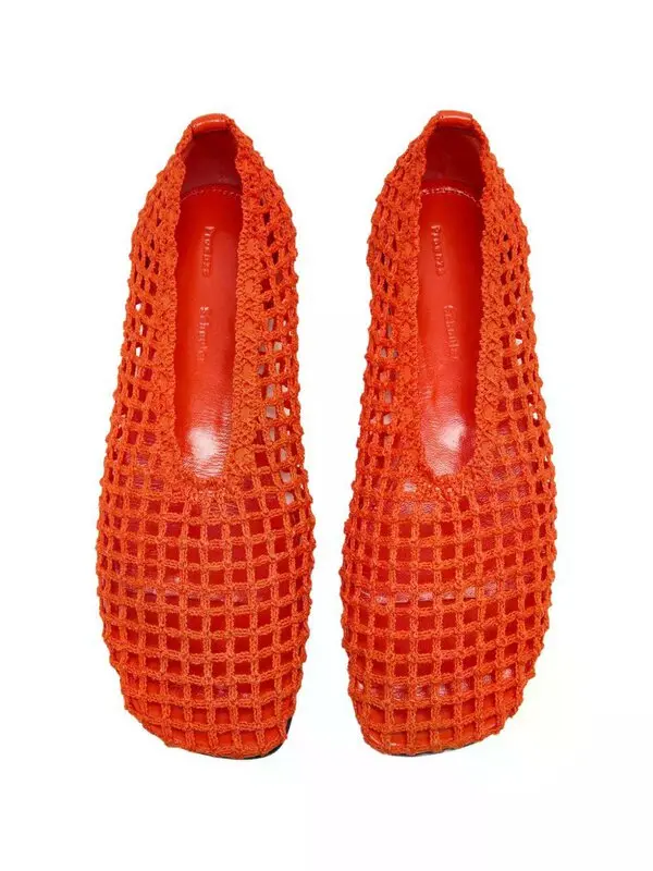 Proenza Schouler Crochet Ballet Flats