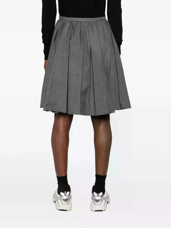 SHUSHU/TONG Pleated Midi Skirt