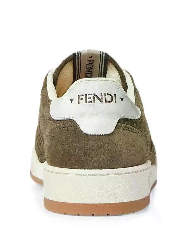 Fendi Logo-embossed Perforated Sneakers