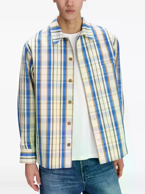 A.p.c. Nathan Check-print Jacket - Neutrals