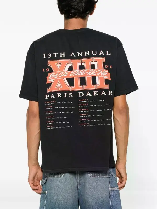 Rhude Stage Racing Graphic-print T-shirt