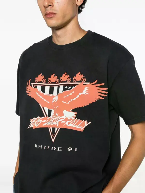 Rhude Stage Racing Graphic-print T-shirt