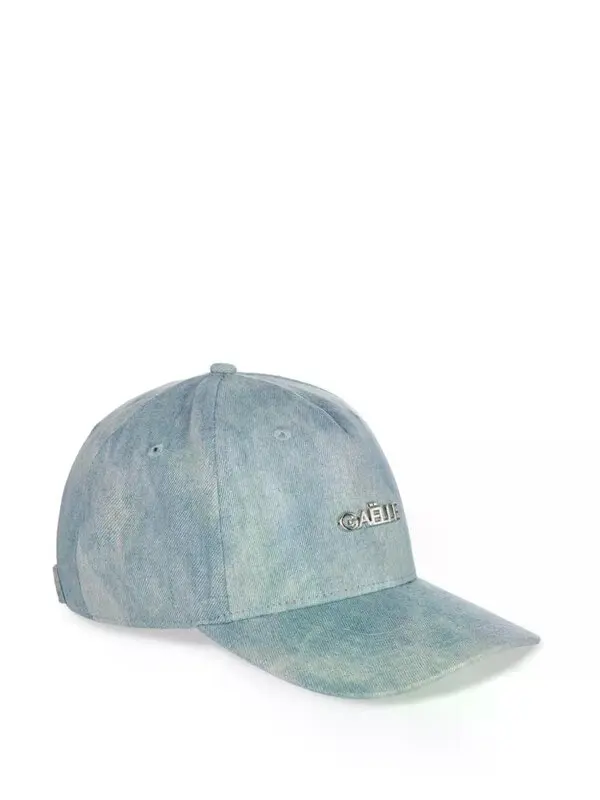 GAELLE PARIS Logo-plaque Denim Hat
