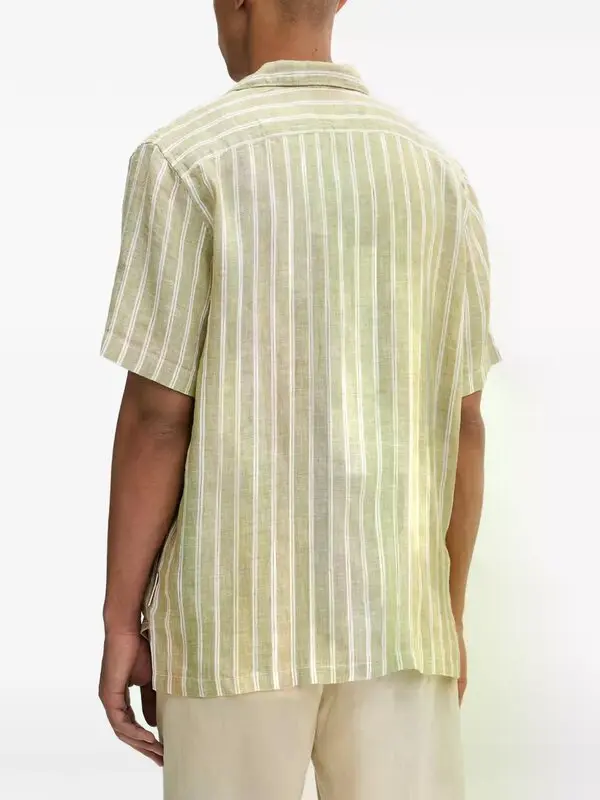Marc O'polo Vertical-stripe Short-sleeve Shirt