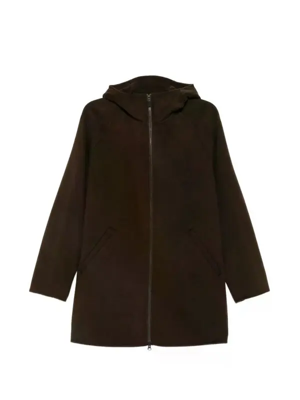 Aspesi Super Doppel Hooded Zip-up Coat