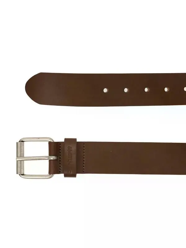 Carhartt Work In Progress Script Logo-debossed Leather Belt