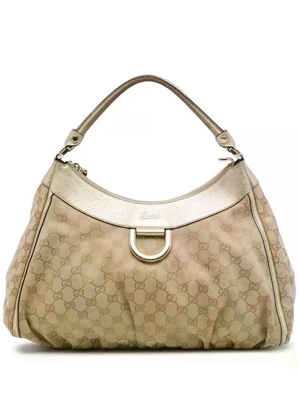 Gucci 2016-2026 Gg Canvas Abbey D Ring Shoulder Bag - Neutrals