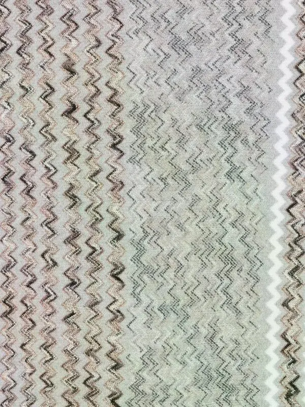 Missoni Zigzag-knit Fringed Scarf