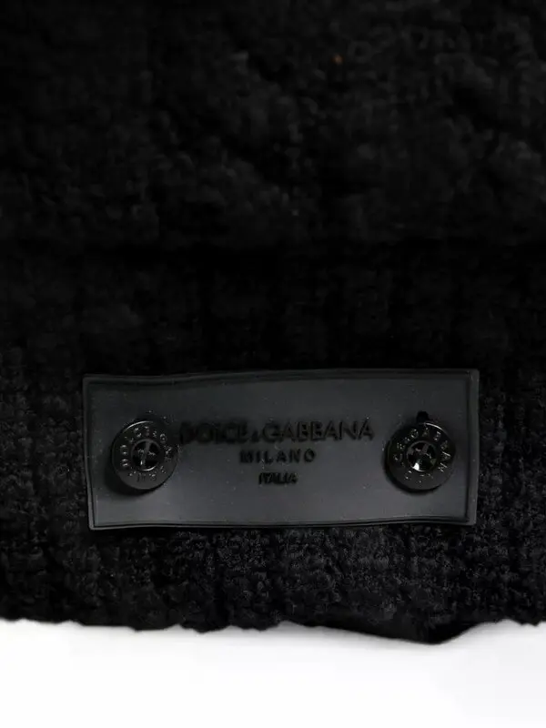 Dolce & Gabbana Cable-knit Backpack