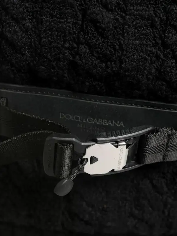 Dolce & Gabbana Cable-knit Backpack