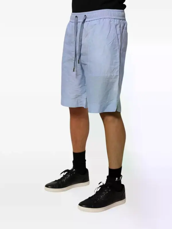 Dolce & Gabbana Drawstring Linen Shorts