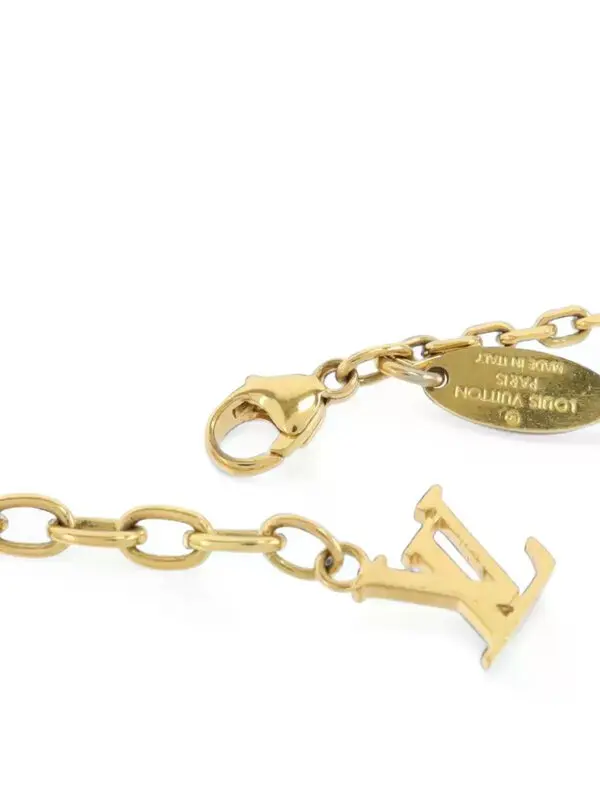 LOUIS VUITTON Gamble Crystal Necklace - Gold