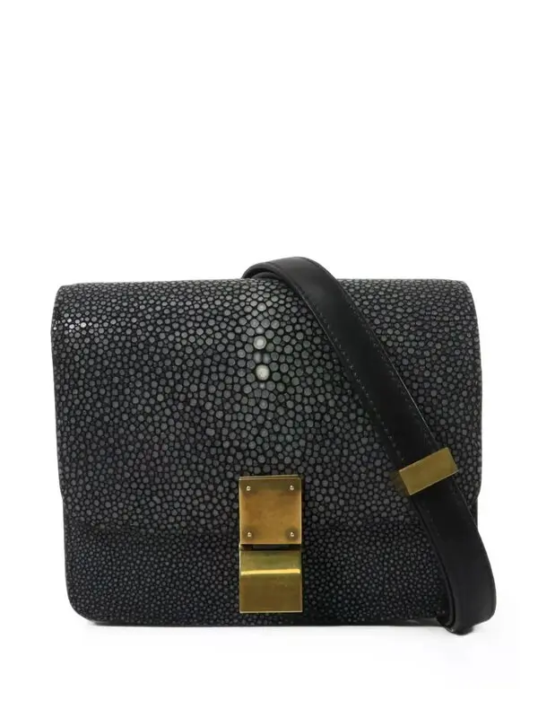 Celine Mini Classic Box Shoulder Bag - Black