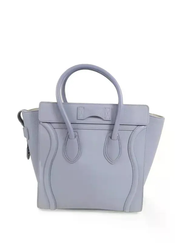 Celine Micro Luggage Leather Tote Bag