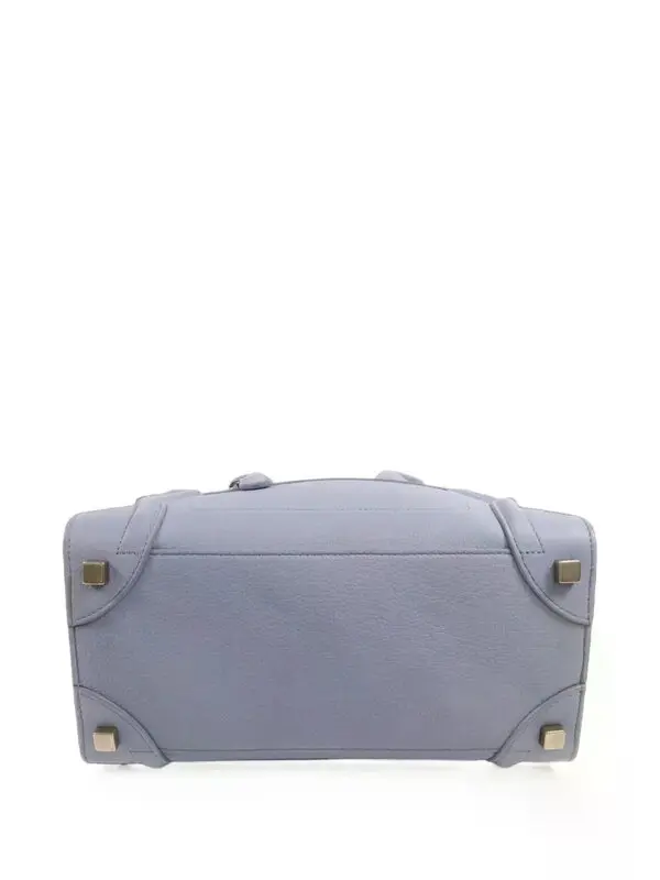 Celine Micro Luggage Leather Tote Bag