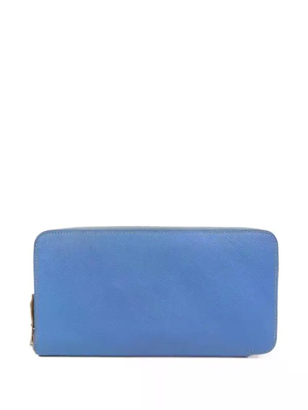 Hermès Silk In Epsom Wallet - Blue