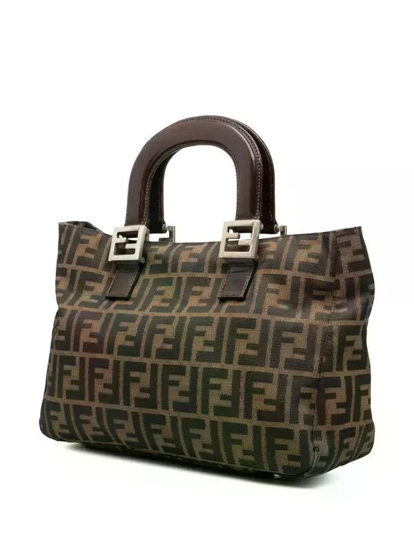 Fendi 2000-2010 Zucca Canvas Handbag