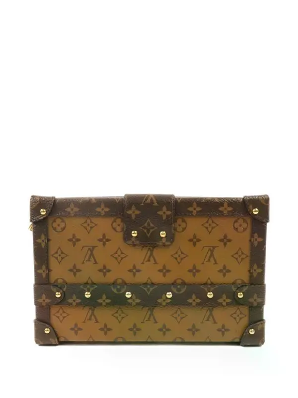 LOUIS VUITTON Petite Malle Monogram Reverse Shoulder Bag