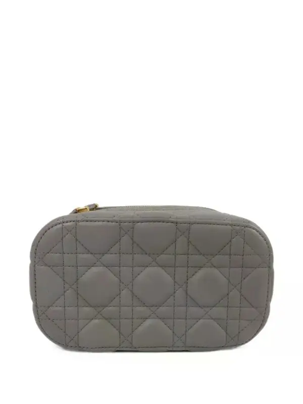Dior Cannage Vanity Case Tote Bag