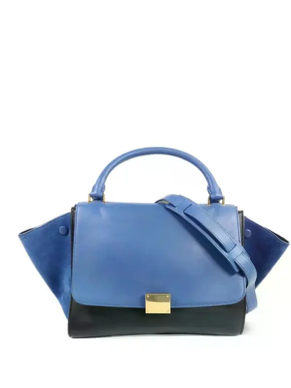 Celine Trapeze Shoulder Bag - Blue