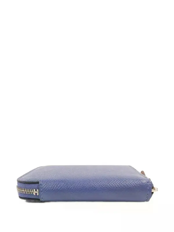 Hermès Silk In Compact Leather Wallet