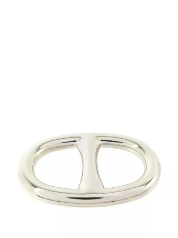 Hermès Chaine D'ancre Scarf Ring - Silver