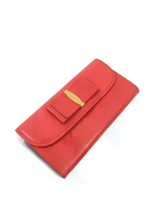 FERRAGAMO Vara Bow Leather Wallet