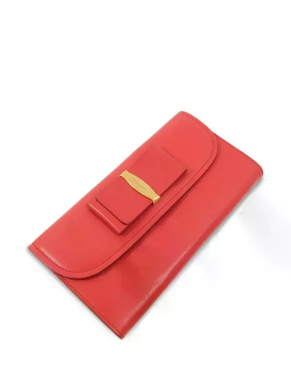 FERRAGAMO Vara Bow Leather Wallet