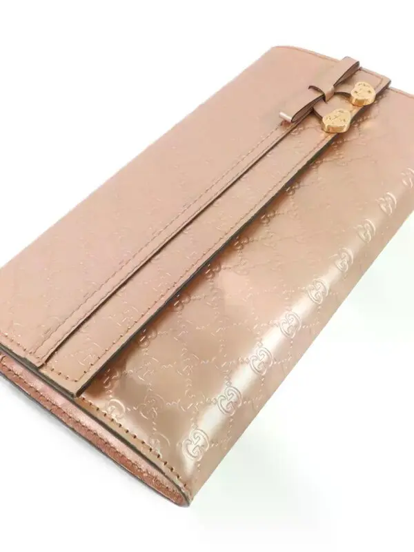 Gucci Guccissima Bow Long Wallet