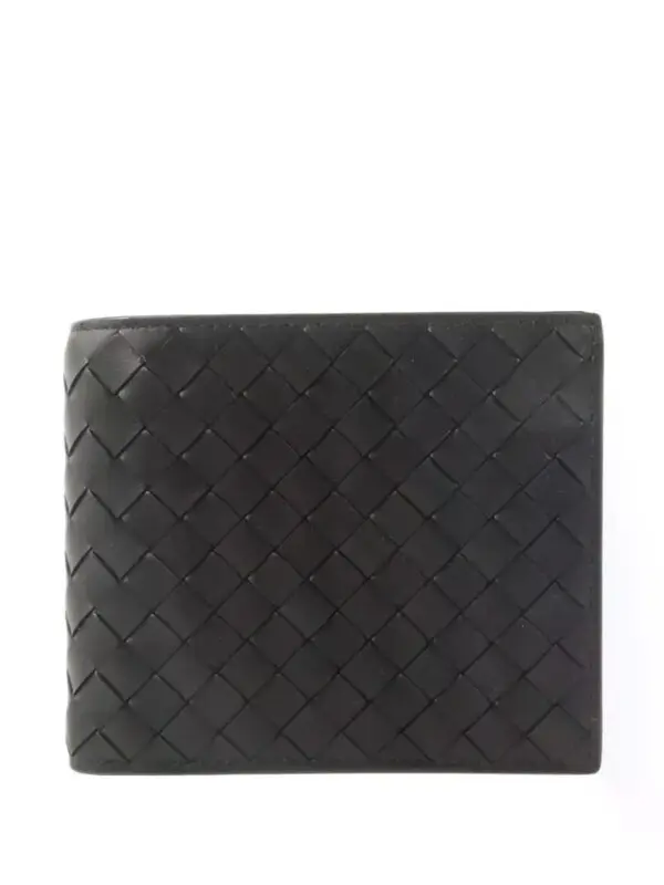 Bottega Veneta Intrecciato Bifold Wallet - Black