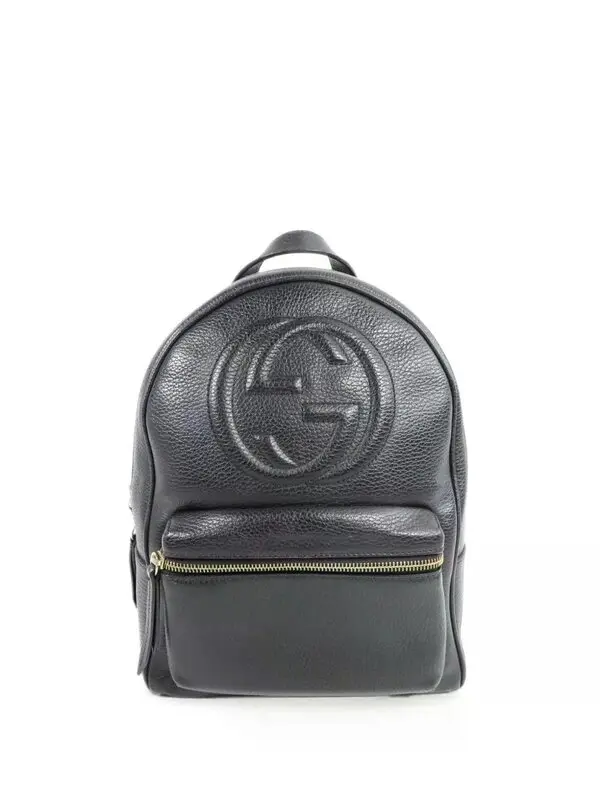 Gucci Soho Gg Backpack - Black