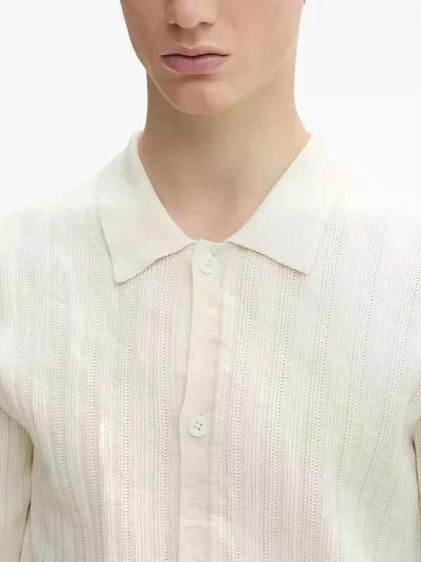 Marc O'polo Ribbed-knit Short-sleeve Shirt