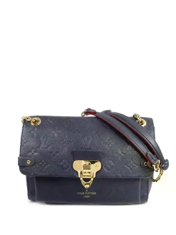 LOUIS VUITTON Pm Vavin Monogram Empreinte Shoulder Bag - Blue