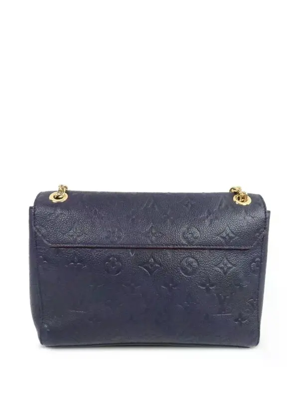 LOUIS VUITTON Pm Vavin Monogram Empreinte Shoulder Bag - Blue