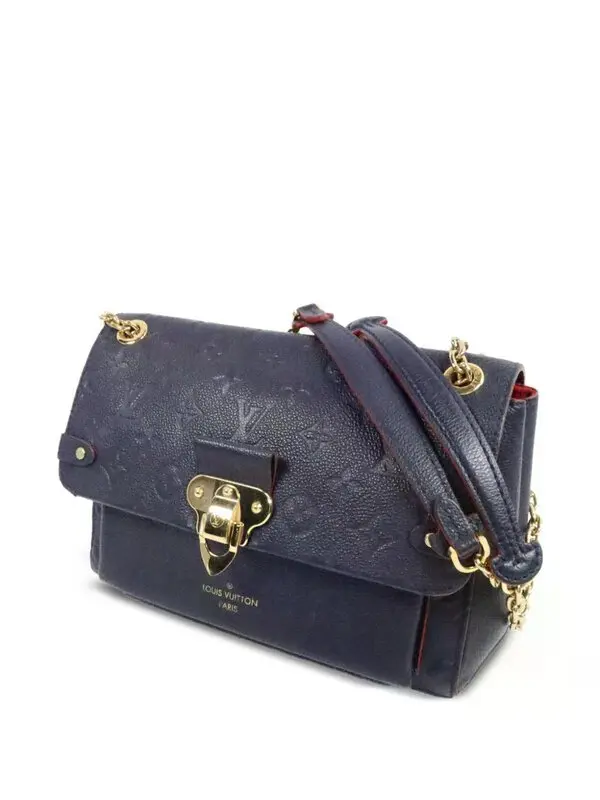 LOUIS VUITTON Pm Vavin Monogram Empreinte Shoulder Bag - Blue