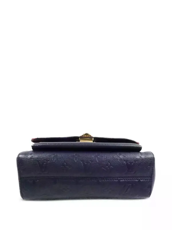 LOUIS VUITTON Pm Vavin Monogram Empreinte Shoulder Bag - Blue