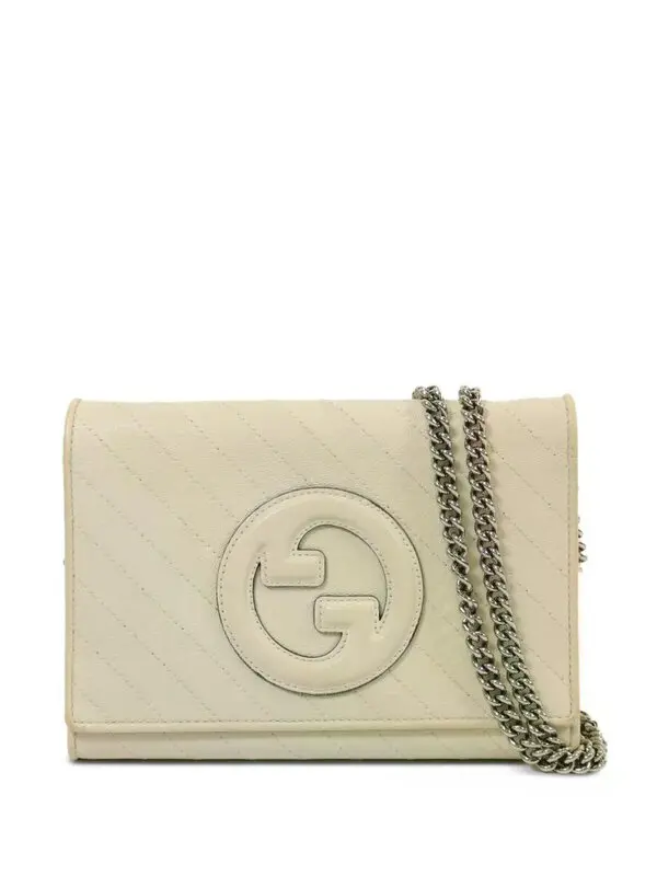 Gucci Blondie Quilted Shoulder Bag - Neutrals