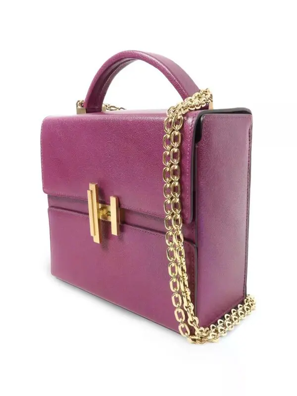 Hermès Cinhetic Box Shoulder Bag - Purple