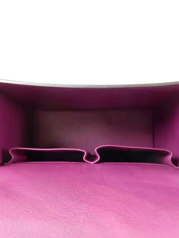 Hermès Cinhetic Box Shoulder Bag - Purple