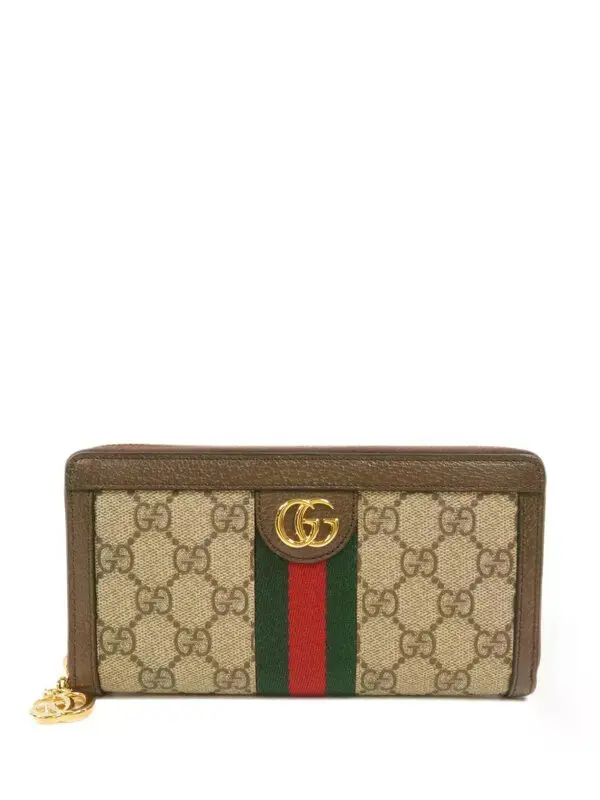 Gucci Gg Zipper Long Wallet
