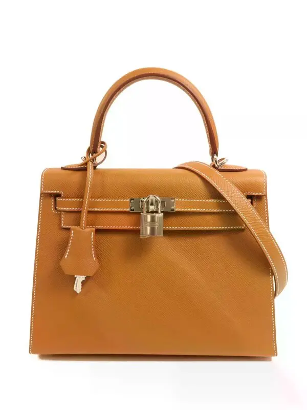 Hermès Kelly 25 2-way Tote Bag - Brown