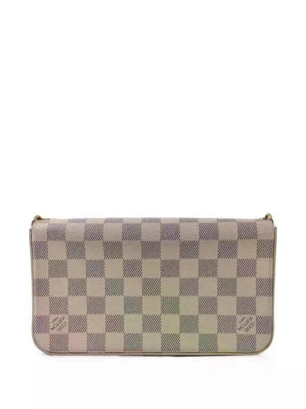 LOUIS VUITTON Felicia Damier Azur Shoulder Bag
