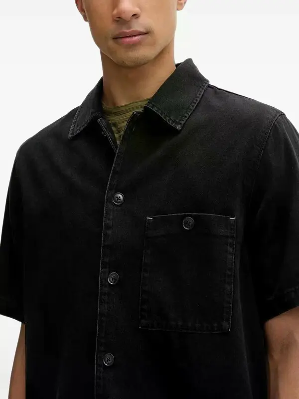 Marc O'polo Short-sleeved Chest-pocket Shirt