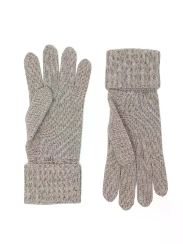 N.peal Ribbed Cashmere Gloves