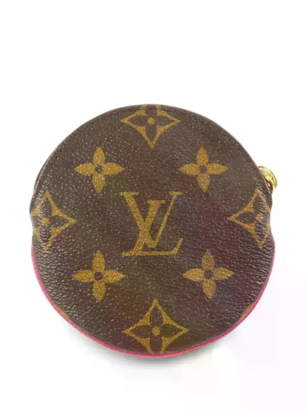 LOUIS VUITTON Port Monnaie Round Monogram Coin Purse