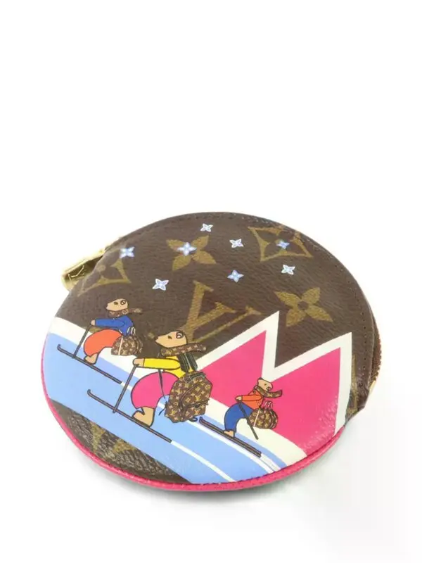 LOUIS VUITTON Port Monnaie Round Monogram Coin Purse