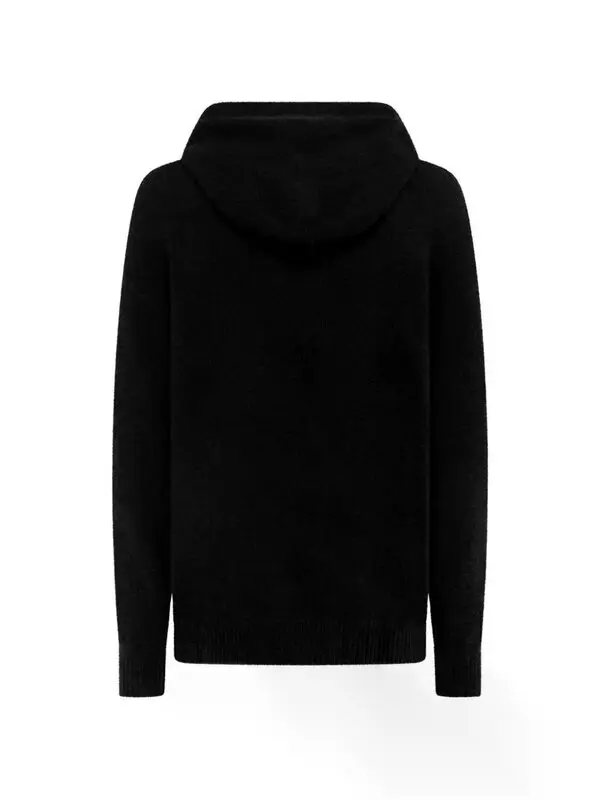 LANEUS Knitted Drawstring Hoodie